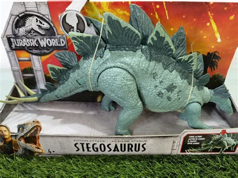 Jurassic World Mattel Dinosaur Stegosaurus In Action Attack Hobbies