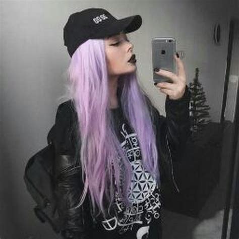 Девочка с фиолетовыми волосами 66 фото