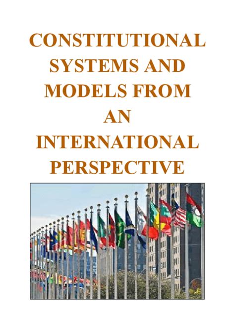 Constitutional System And Models From An International Perspective Pdf