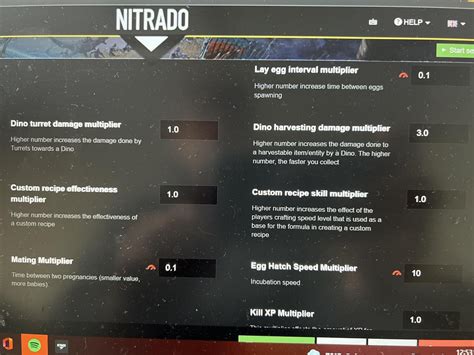 Help I Have Recently Got A Nitrado Server For Xbox I Am Trying To Use The Settings On Their To
