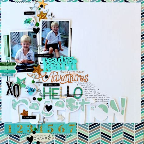 Hello Reception Bramblefox Guest Design Layout Being Scrappy