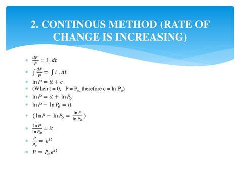 Ppt Population Forecasting Using Geometric Increase Method Powerpoint