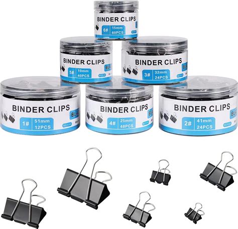 Binder Clips Paper Clamp For Paper 130 Pcs Clips Paper