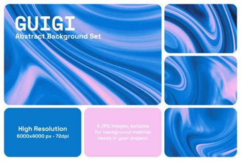 Guigi Abstract Gradient Background Set Graphic By Kdadan97 · Creative