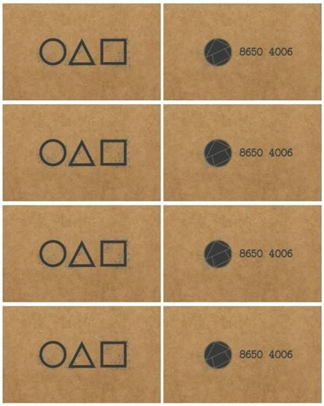 Squid Game Paper