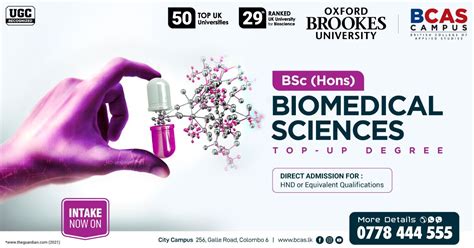 Bcas Campus On Linkedin Afteral Biomedicalscience Hnd