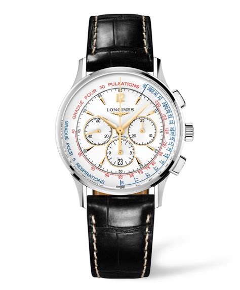 Longines Asthmometer Pulsometer Chronograph Ch24 Pl