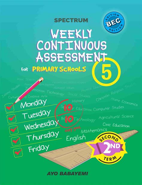 Spectrum Weekly Continuous Assessment For Primary 5 2nd Term