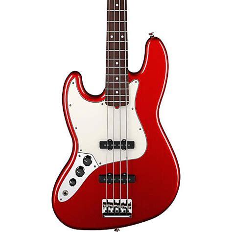 Fender American Standard Jazz Bass Left Handed Mystic Red Rosewood Fingerboard Guitar Center