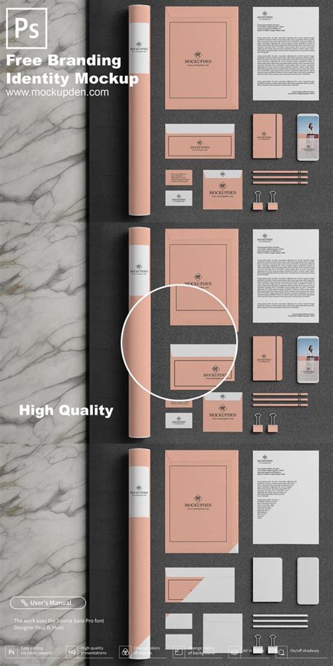 16 Free Attractive Visual Identity Mockup Psd Ai Templates