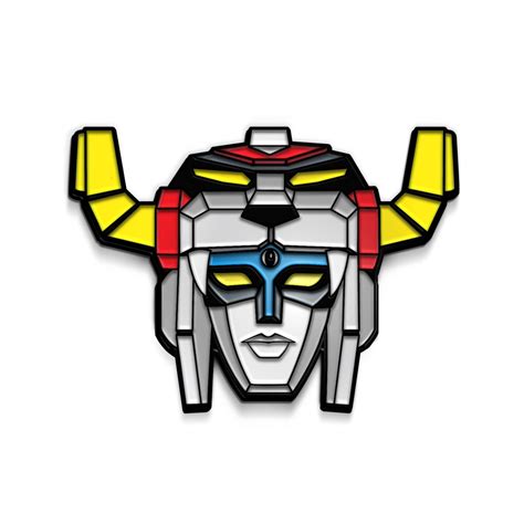 Voltron Defender Of The Universe Head Enamel Pin Zeichentrickfilme