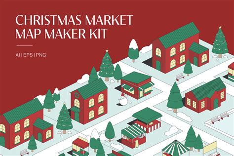 Christmas Market Map Maker Kit Designercandies