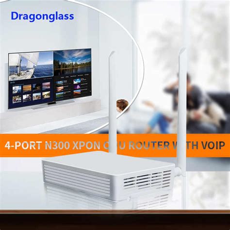 1 Pon Interface 3 Ethernet Ports Xpon 2 4g 300m Epon Gpon Wifi Onu Ont