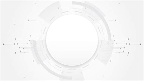 Grey White Abstract Technology Background Hi Tech Digital Connect Communication High