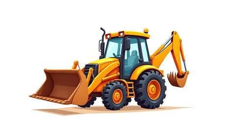 Backhoe Tractor Parked Images Free Download On Freepik