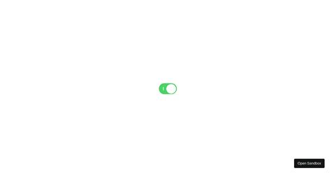 React Custom Switcher Ios Like Toggleswitch Component Example