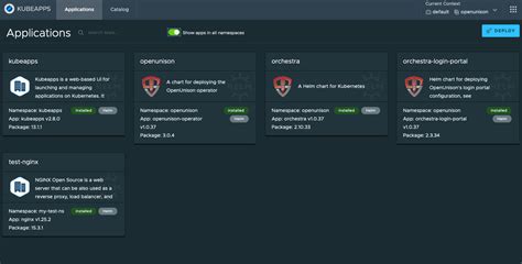 Kubeapps Kubernetes Authentication And Sso Openunison
