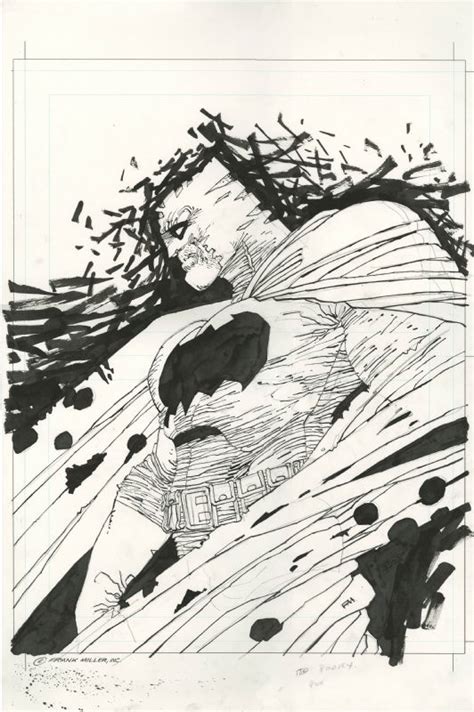 Dark Knight Batman Illustration Frank Miller Millers Tribute To