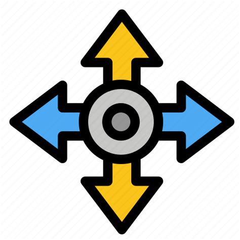 Arrow Location Map Navigation Icon Download On Iconfinder