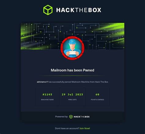 Abhiram Ss On Linkedin Completed Mailroom In Hackthebox Difficulty