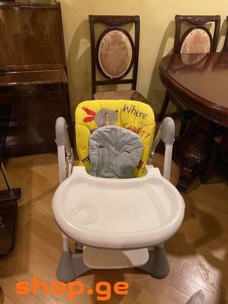 საბავშვო მაგიდა და სკამი კვებისათვის