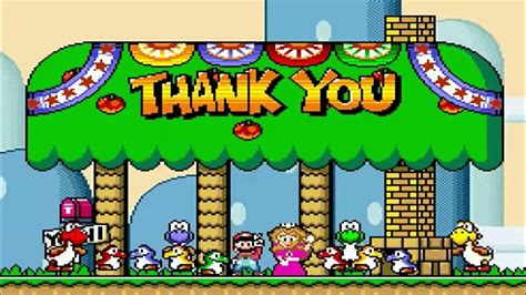 Super Mario World Ending Theme Snes Video Game Music Youtube