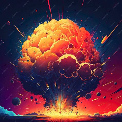 Premium Photo Exploding Sparks Fire Dust And Smoke Black Background