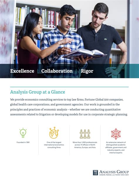 Overview Of Analysis Group Careers Pdf Mentorship Consultant