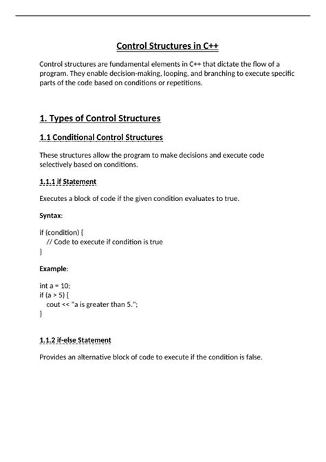 Control Structures In C If Else Loops And Switch Explained With Examples Computer Science