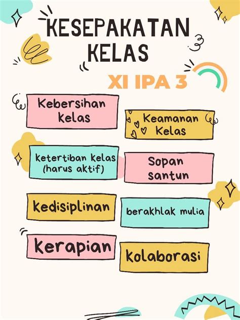 Contoh Kesepakatan Kelas 48 Koleksi Gambar