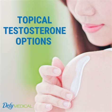 Defy Medical On Linkedin Transdermal Testosterone Comes In Several