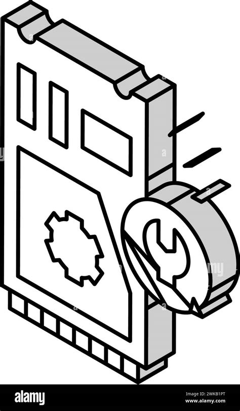 Ssd Data Recovery Isometric Icon Vector Illustration Stock Vector Image And Art Alamy