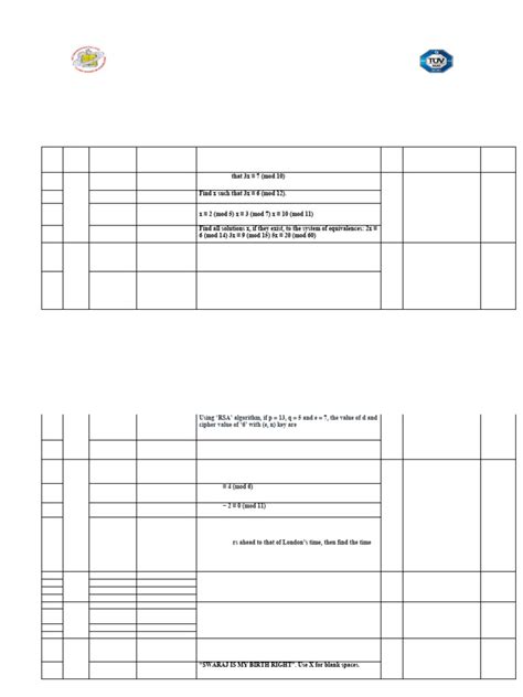Cb3491 Cryptography And Cyber Security Assignment 1 Pdf Public Key