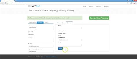 tutorial bootstrap form builder youtube