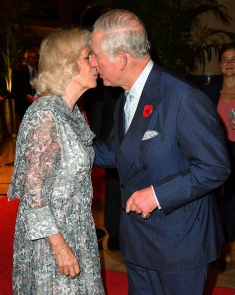 Prince Charles And Camilla Kiss In Rare Show Of Affection Hello