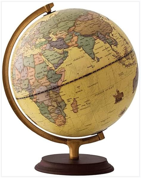 World Globe Retro World Globe Educational Geographical Globe With Stand Small World