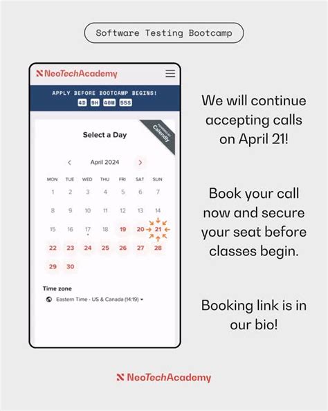 Our Software Testing Bootcamp Kicks Off On April 21st But Its Not Too Neotech Academy