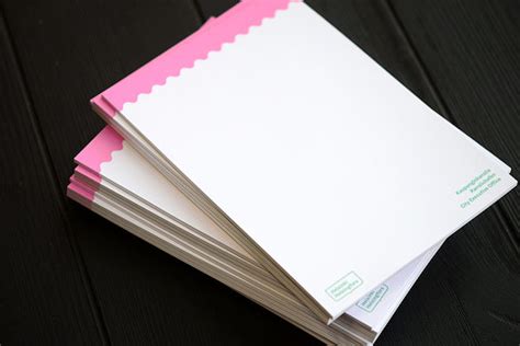 Blank Notepad Glued
