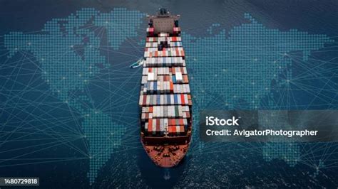 전세계 물류 및 운송 컨테이너 선박 하역 화물선 조감도 컨테이너 화물선 화물선 조감도 컨테이너 선박 화물선의 컨테이너 선박 0명에 대한 스톡 사진 및 기타 이미지 Istock