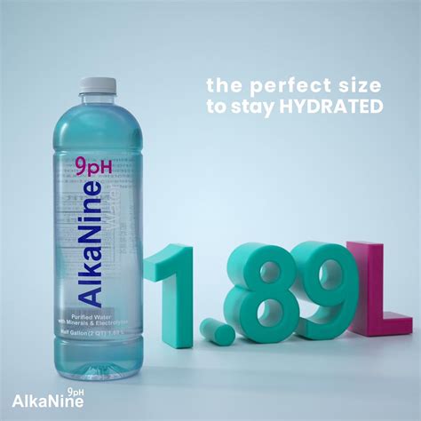 Alkanine Water Half A Gallon The Perfect Size To Stay