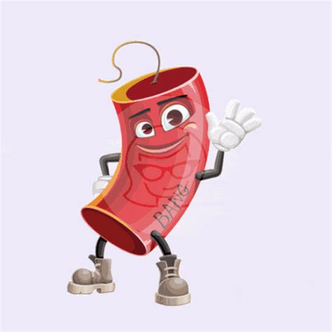 Dynamite Stick Cartoon Character Animated S Graphicmama