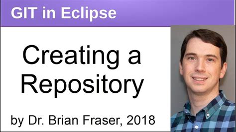 Creating A Repository Git And Eclipse Youtube