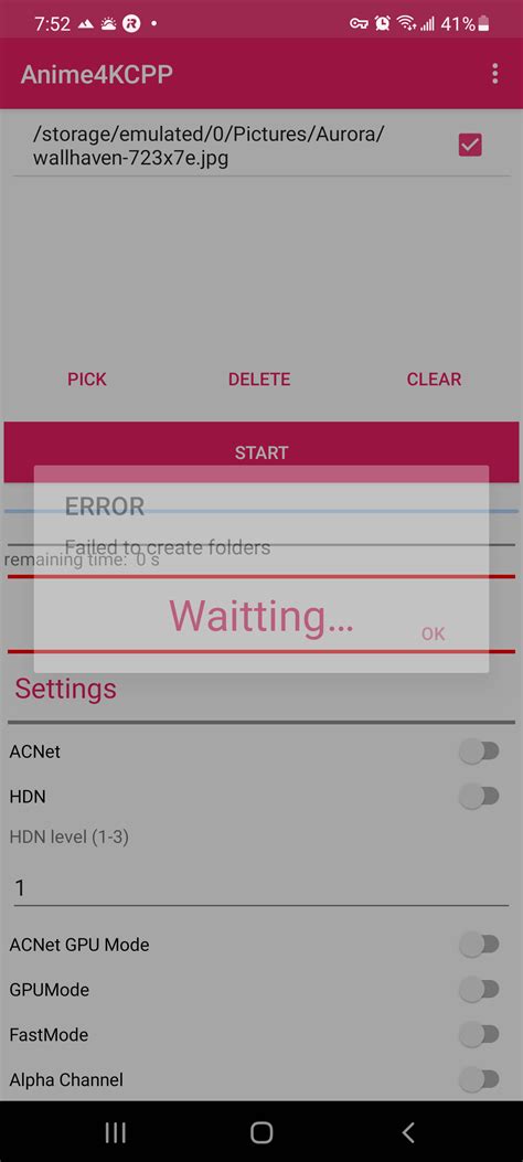 Failed To Create Folders Android Issue TianZerL Anime KCPP