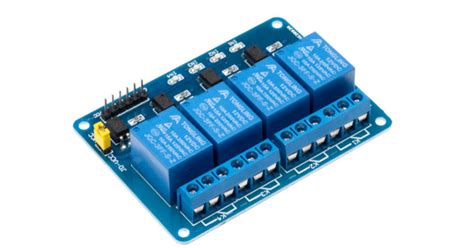 4 Channel 12V Relay Module Kiwi Electronics