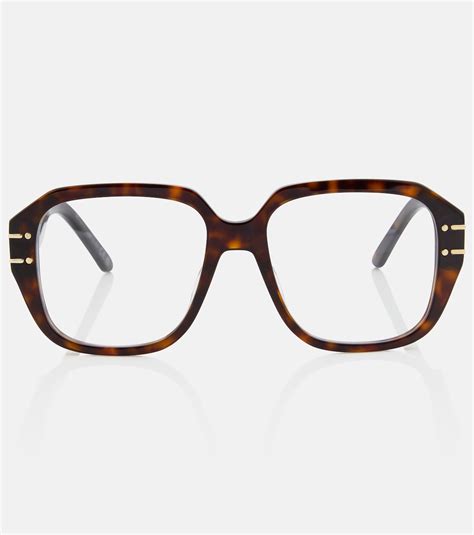 Diorsignatureo S31 Square Glasses In Brown Dior Eyewear Mytheresa