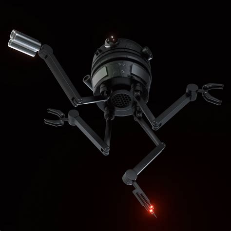 Sci Fi Robot Drone Creation In Flippednormals