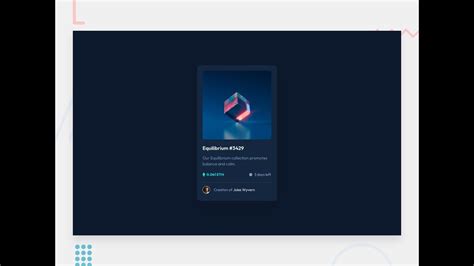 Desafio Front End Mentor 2 Nft Preview Card Component Htmlcss