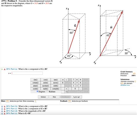 Solved 17 Problem 3 Consider The Three Dimensional
