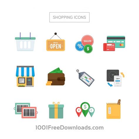 쇼핑 아이콘 Eps Ai Uidownload