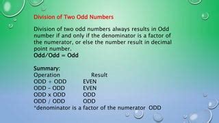 Lesson 3 Odd Numbers PPTX
